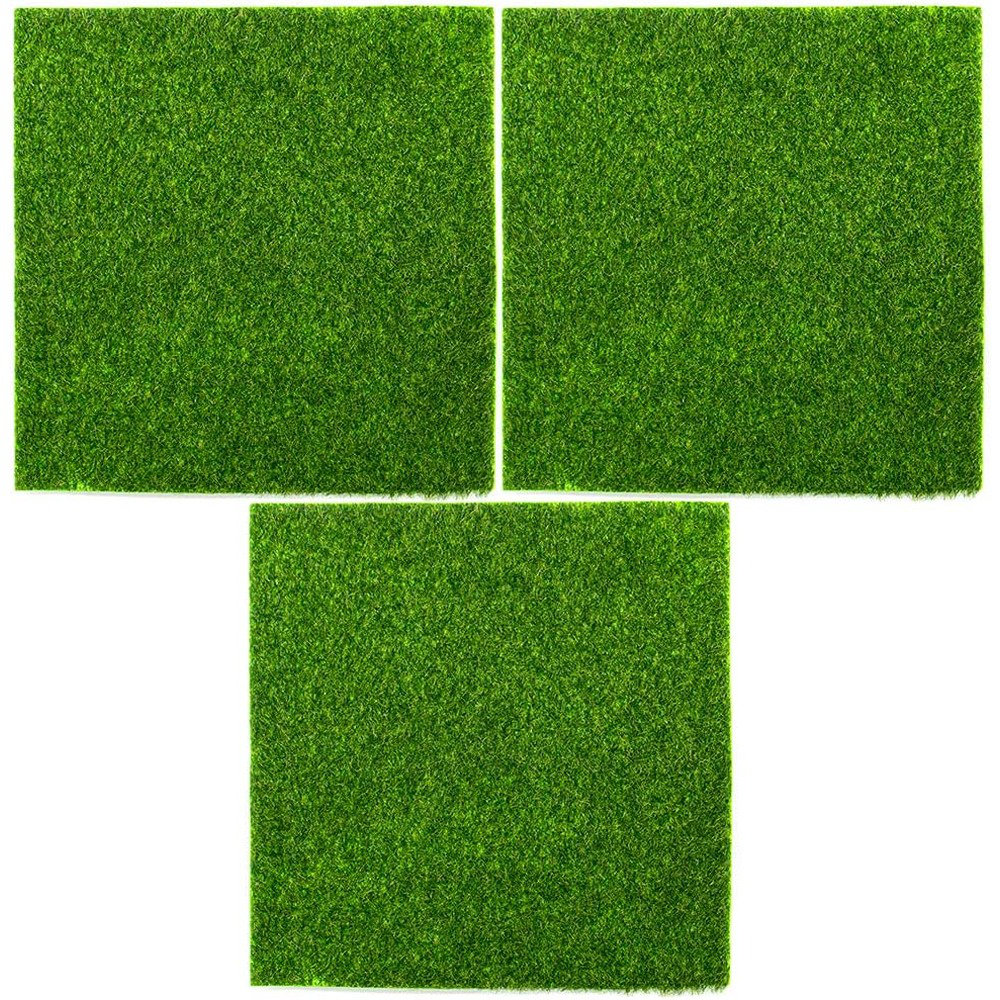 MAXAYA Artificial Garden Grass Life-Like Lawns Squares Fake Fair ...