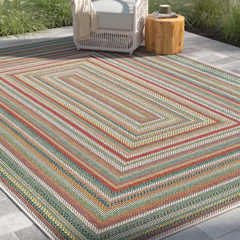 Sand & Stable Lucidia Multicolor Indoor / Outdoor Area Rug & Reviews ...