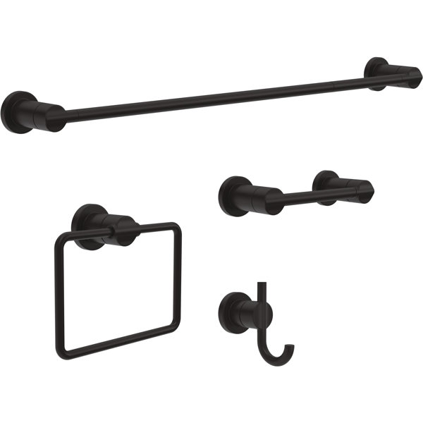 Matte Black Bathroom Hardware Sets You'll Love | Wayfair