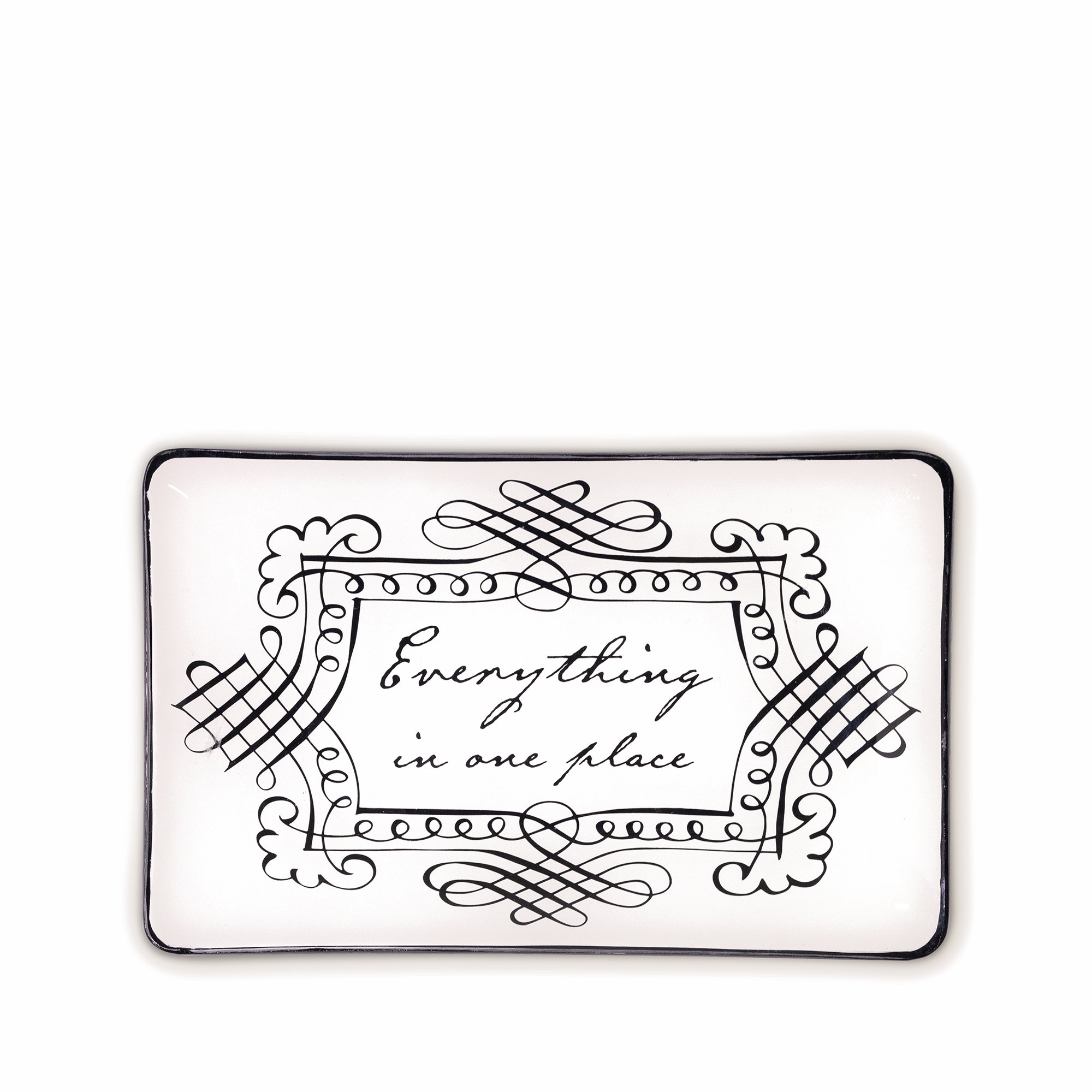 Winston Porter Glass Tray, Everything In One Place | Wayfair