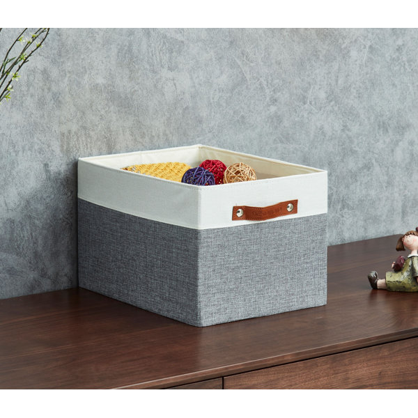 DECOMOMO Sturdy Fabric Bin & Reviews | Wayfair