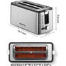 Rakbon Long Slot Toaster With Countdown Timer 4 Slice | Wayfair