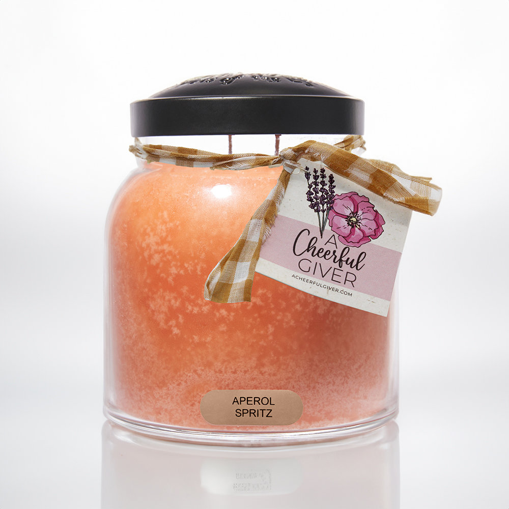 A Cheerful Candle LLC Aperol Spritz Mama Fruity Scented Jar Candle ...
