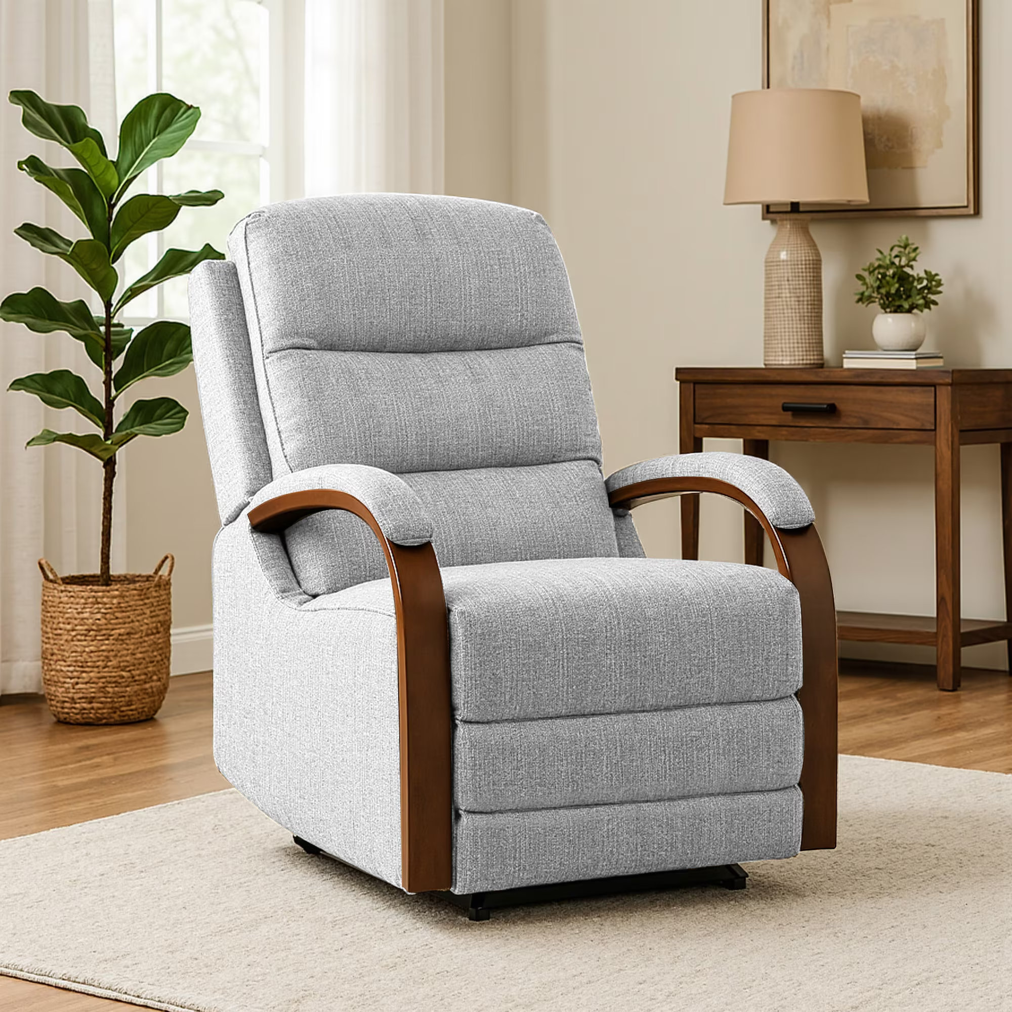 Latitude Run® Dual Motor Recliner Chair, Adjustable Recliner with ...