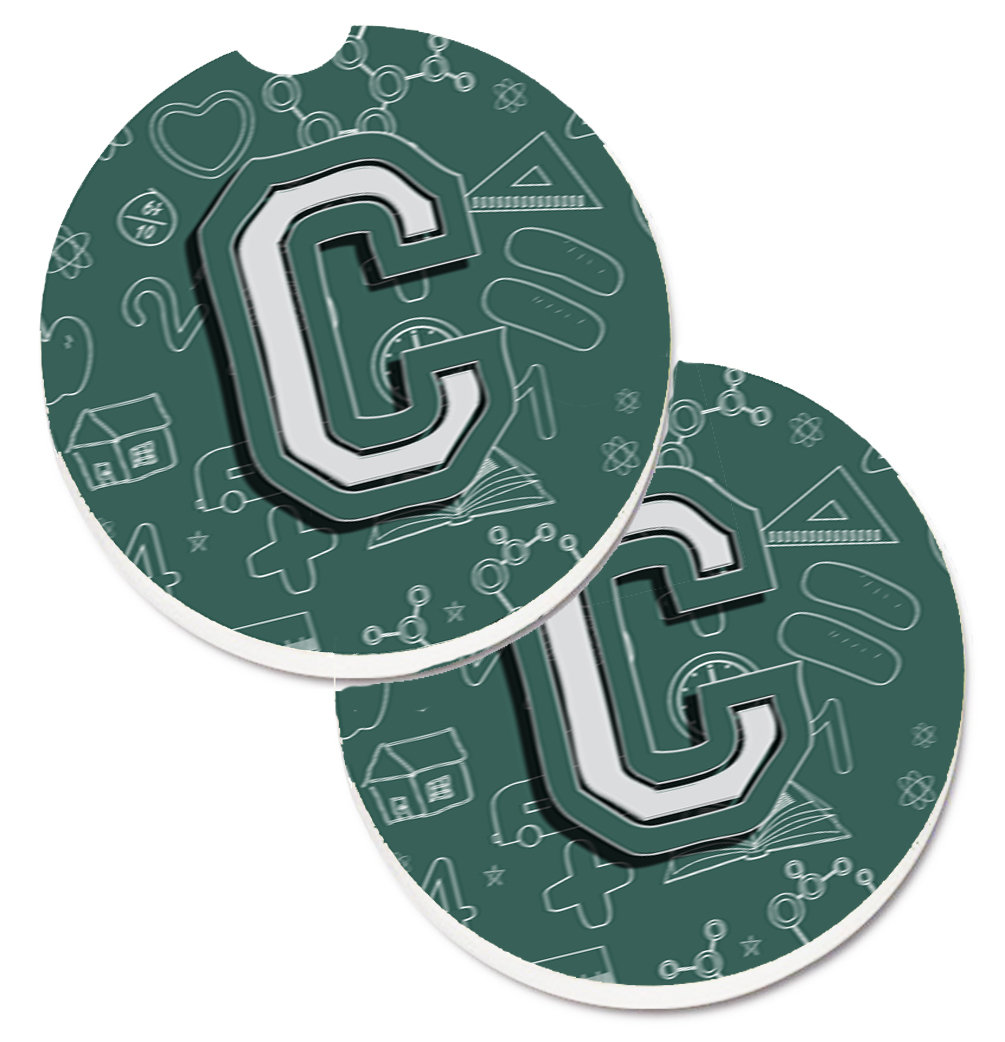 Latitude Run® Back to School Initial Car Coaster | Wayfair