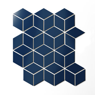 Bathroom Floor Blue Floor Tiles & Wall Tiles You'll Love | Wayfair