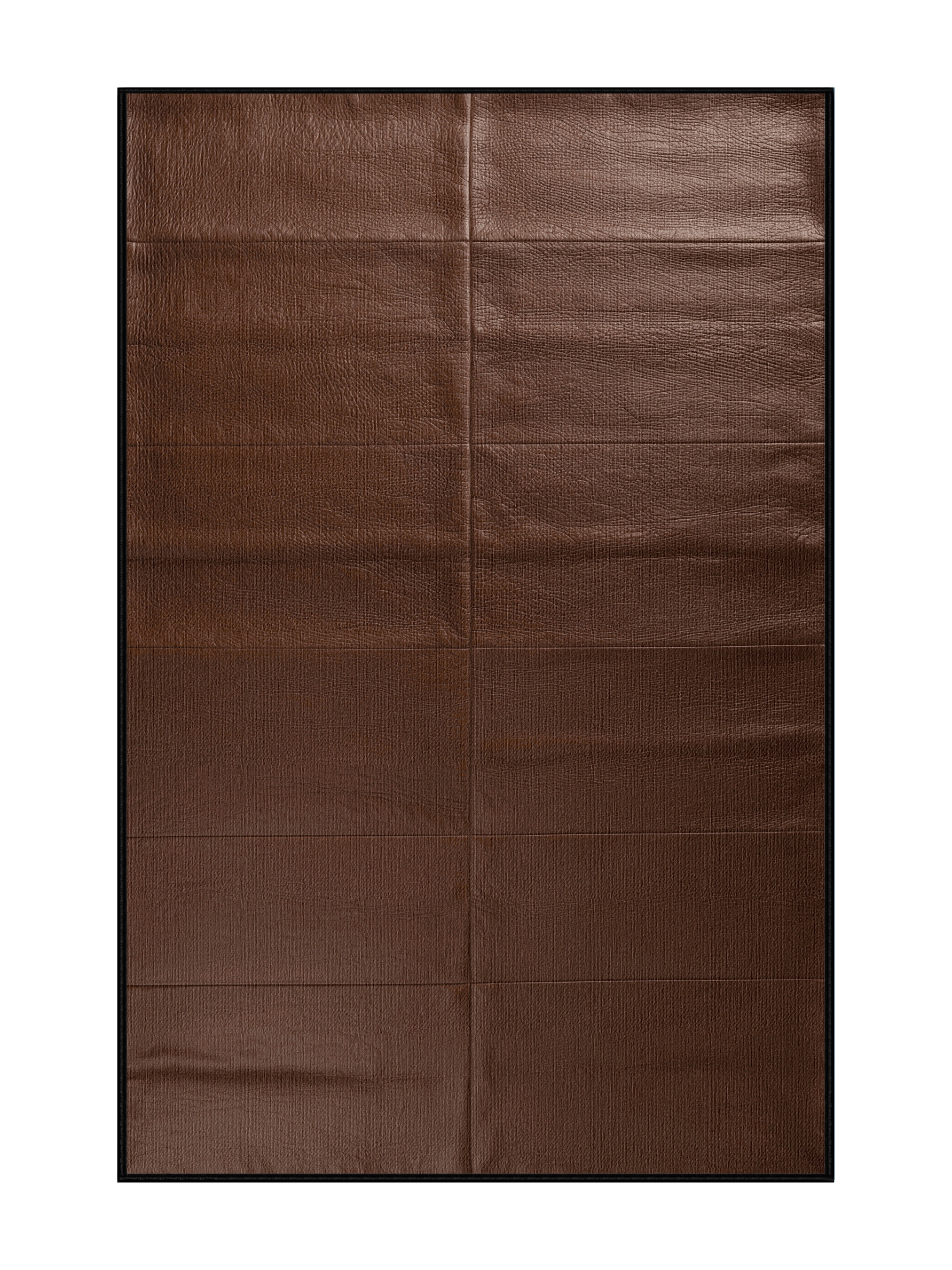 Hokku Designs Machine Washable Solid Brown Area Rug | Wayfair