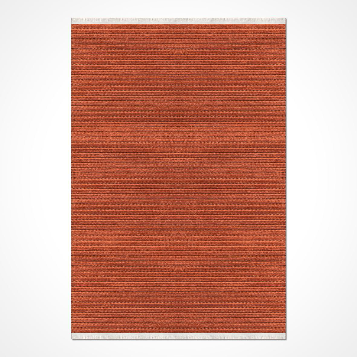 Hokku Designs Modern Red Machine Washable Non-Slip Area Rug | Wayfair