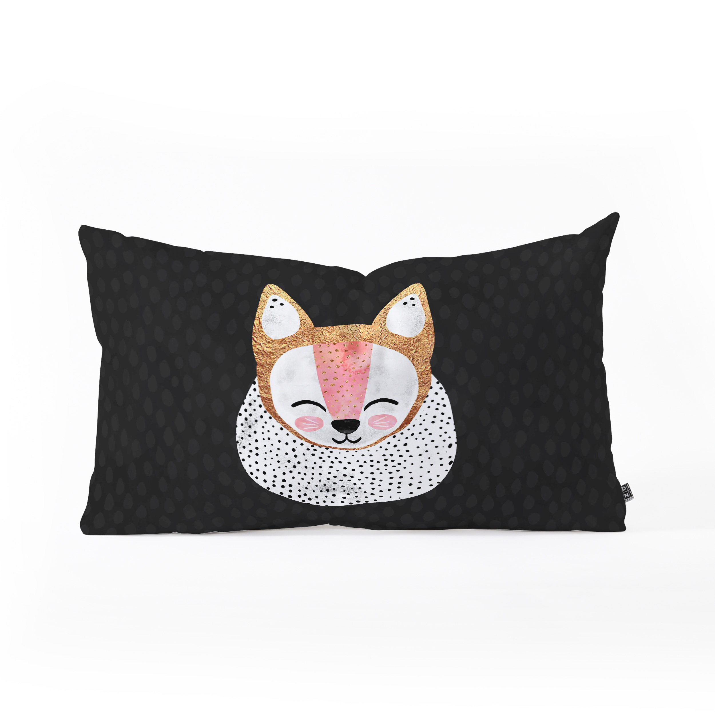 Deny Designs Elisabeth Fredriksson Little Arctic Fox Oblong Lumbar ...