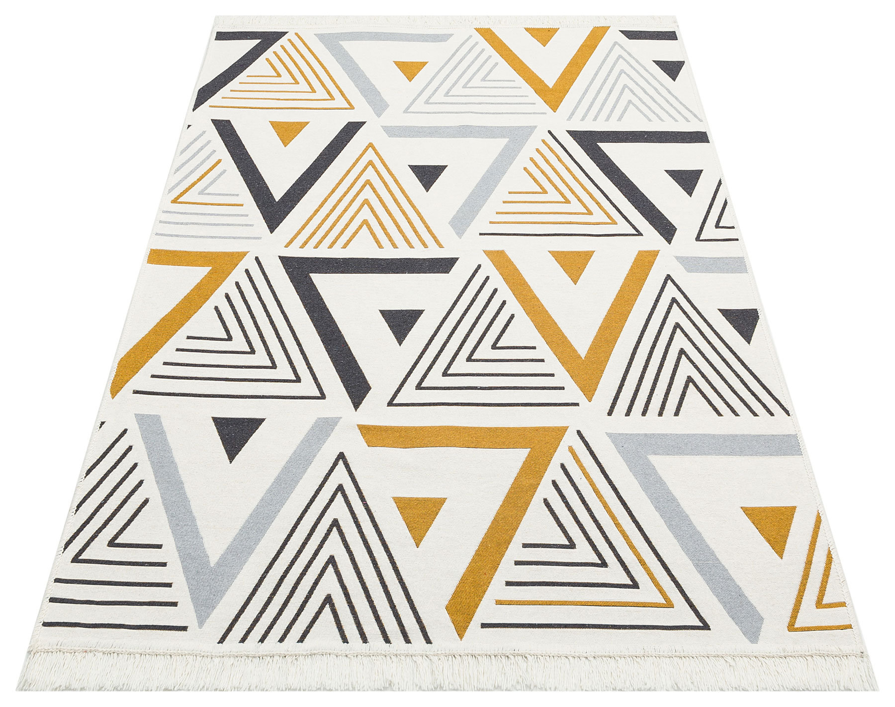 Lofy Ar Cotton Geometric Rug | Wayfair