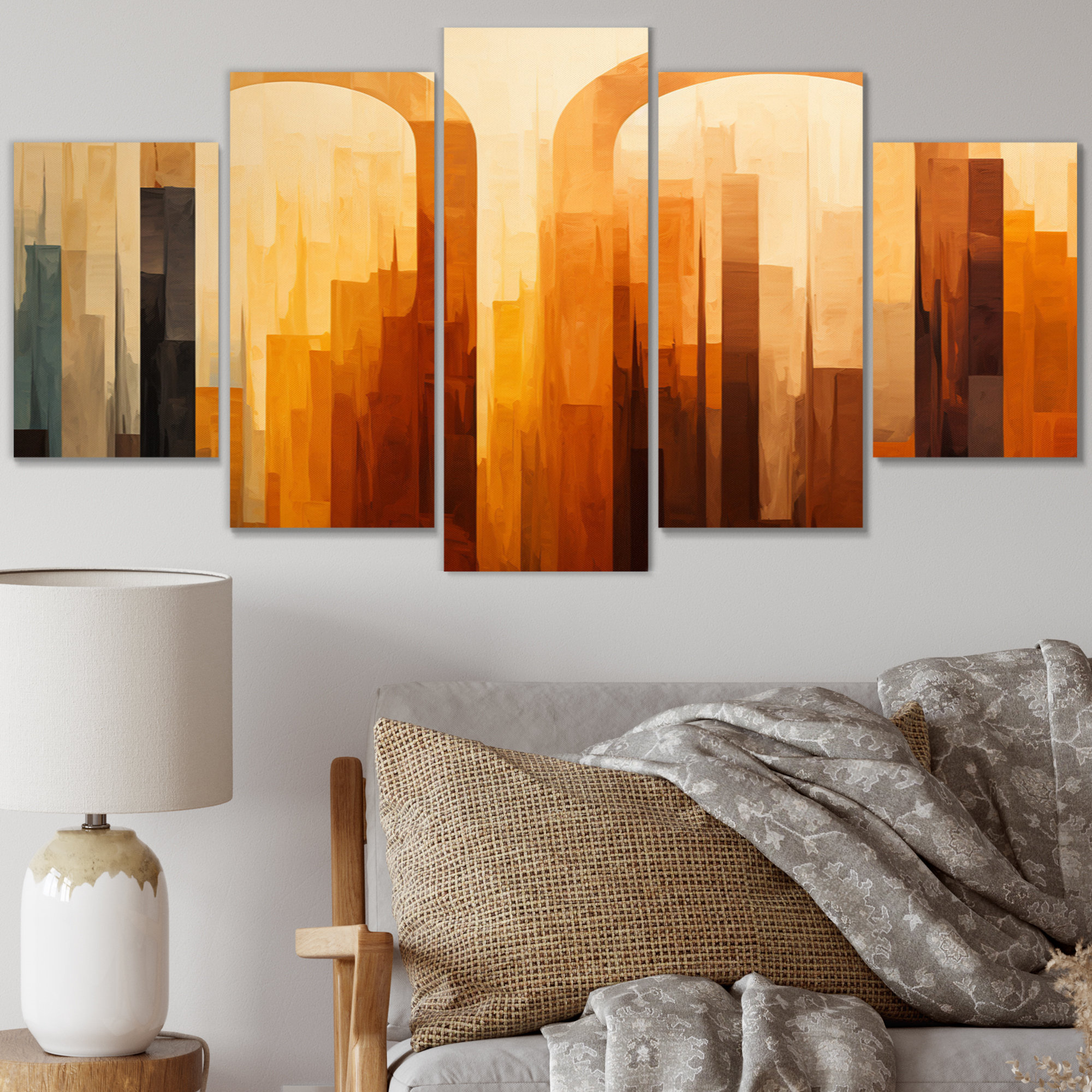 Ivy Bronx Islam Art The Pillars III - Islamic Wall Art Living Room - 5 ...