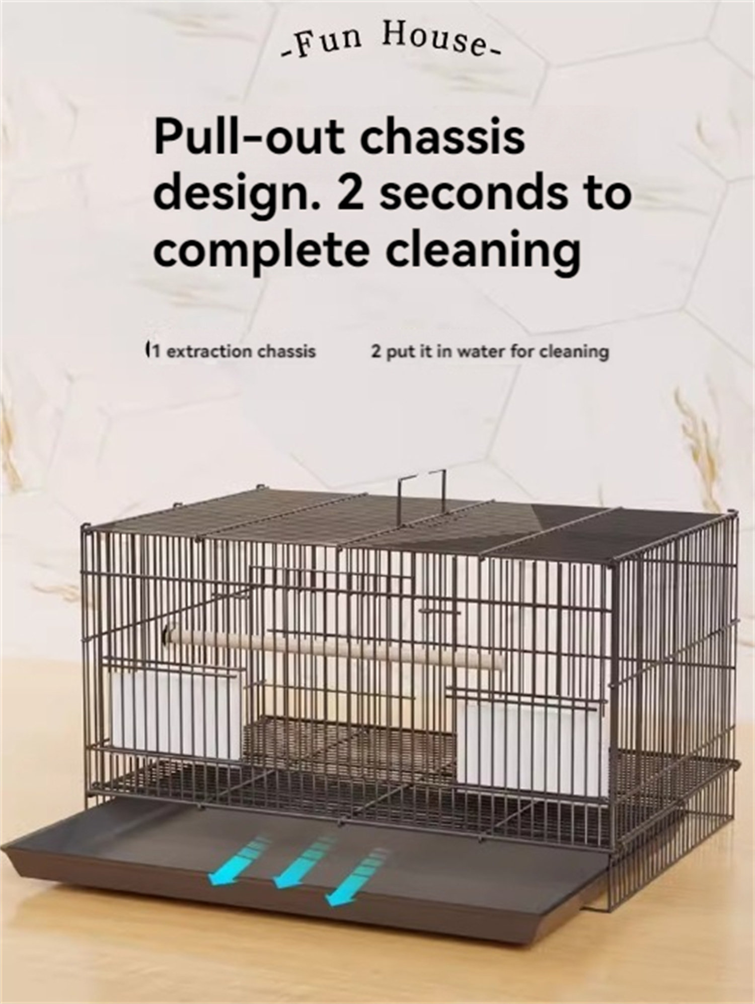 Tucker Murphy Pet™ Luxury Parrot Cage - Specialized For Grey Parrots ...