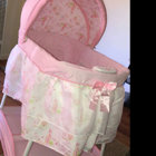 Delta Children Disney Princess Gliding Bassinet with Bedding & Reviews ...