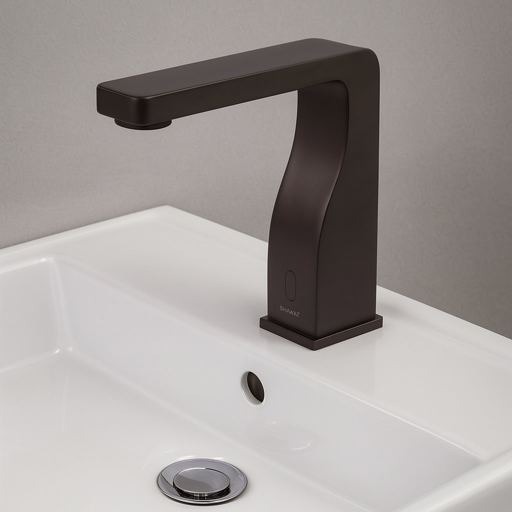 Juno Showers Juno Commercial Brushed Gold Finish Deck Mounted Motion ...