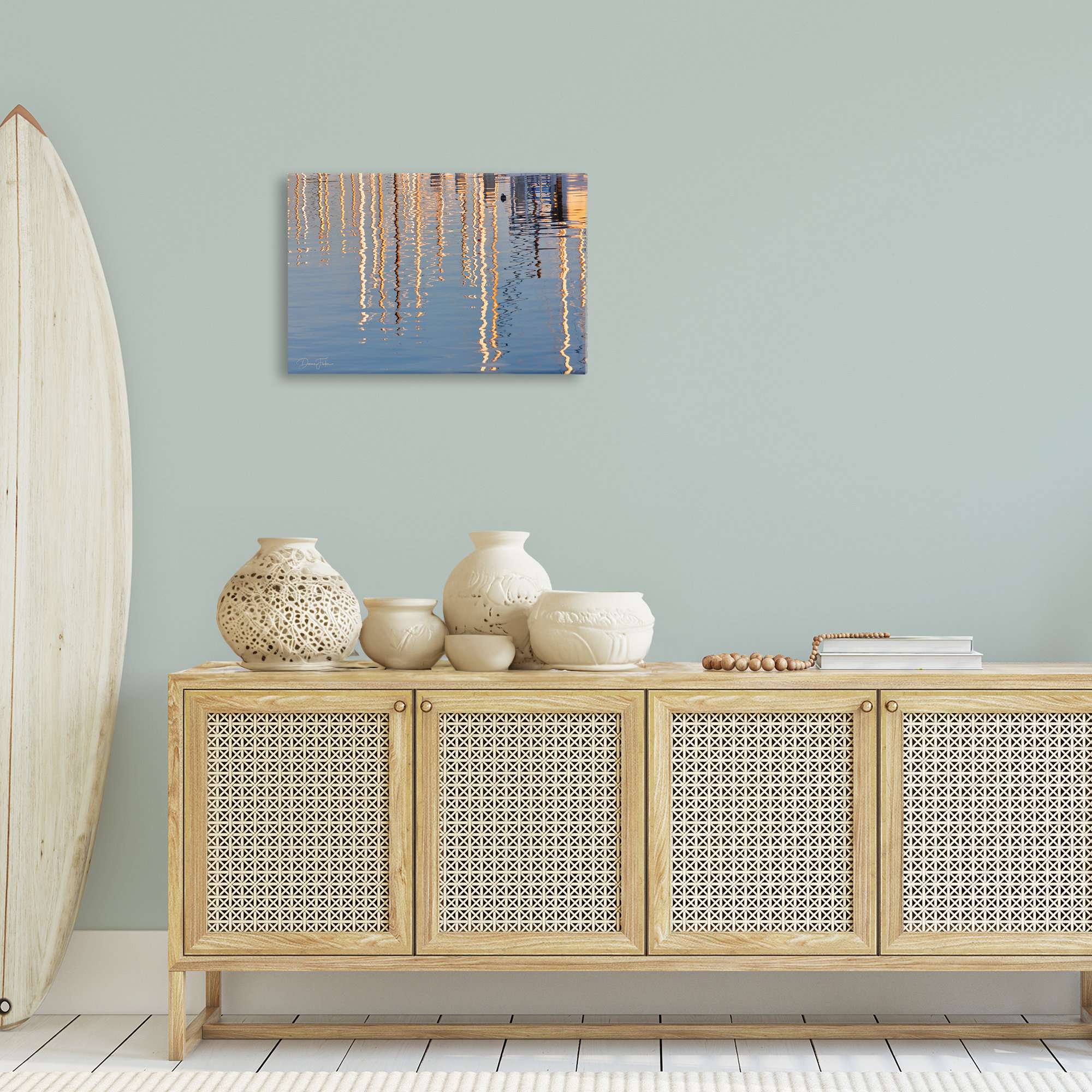 Highland Dunes Beach Post Reflections Canvas Wall Art by Dennis Frates ...