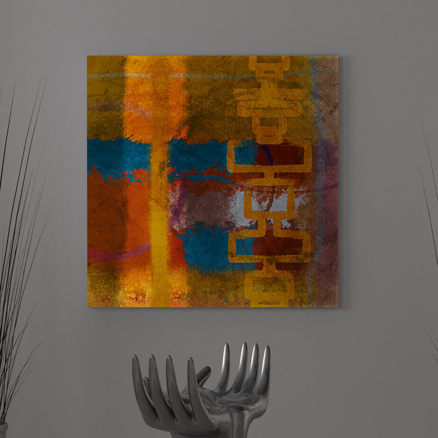 Orren Ellis Invigorating Multi - Wrapped Canvas Painting Print | Wayfair