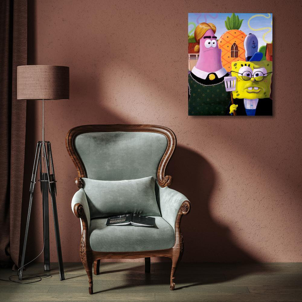 Alcott Hill® Spongebob - American Gothic | Wayfair