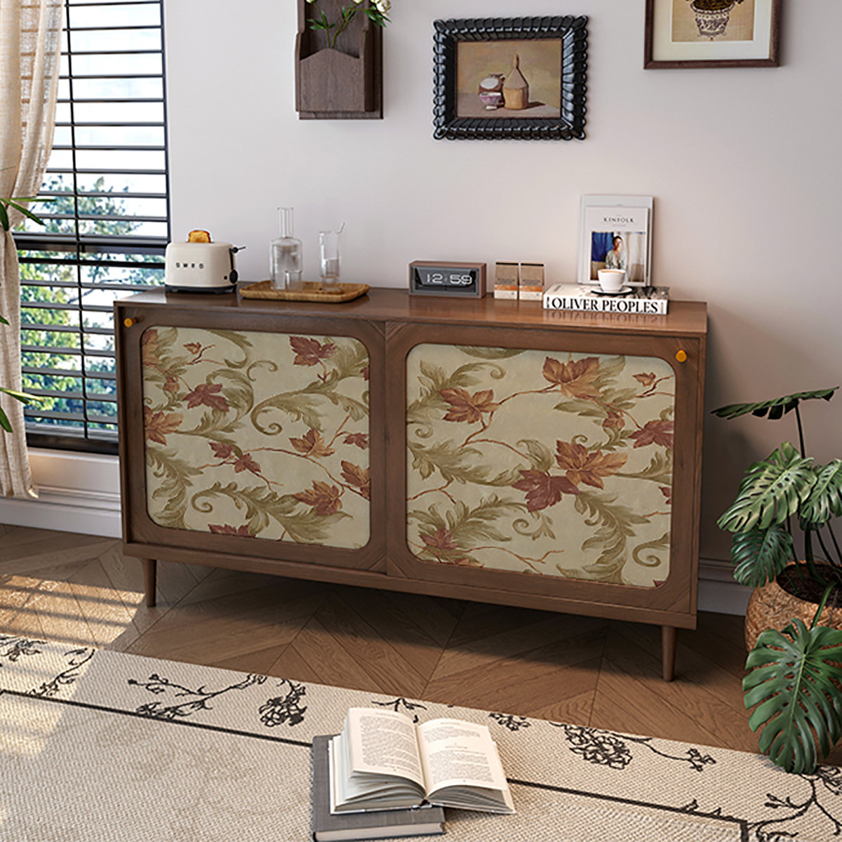 East Urban Home American style locker French sideboard cabinet | Wayfair