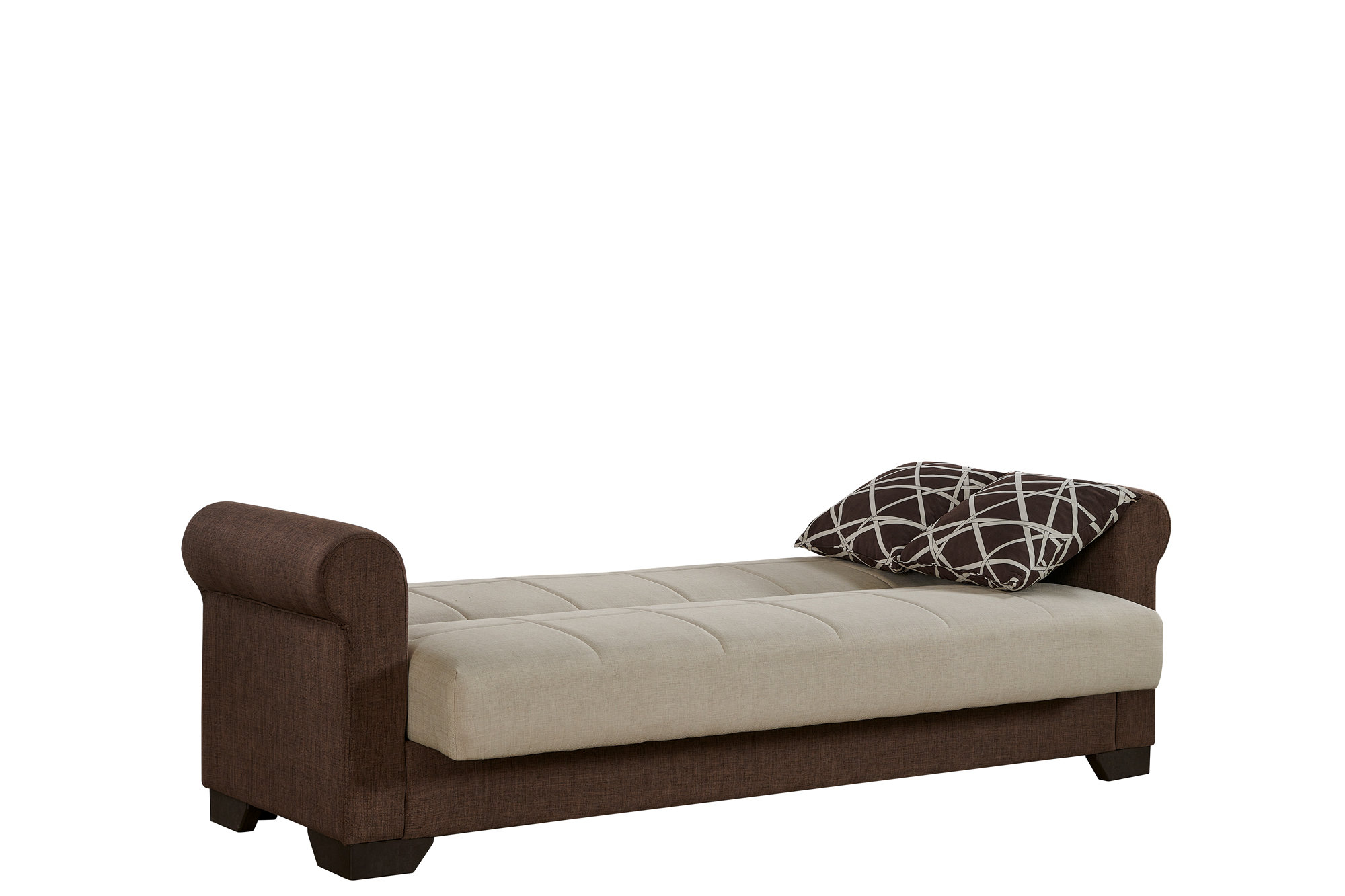 Wildon Home® 86" Linen Rolled Arm Sleeper | Wayfair