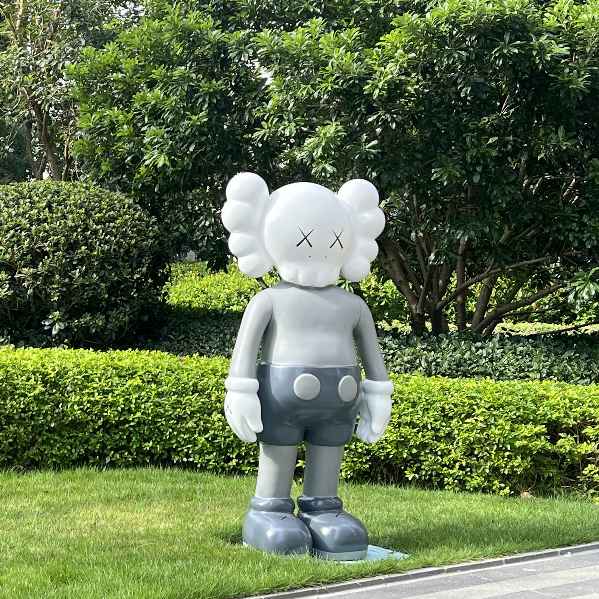 Trinx 31x14x59" Kaws Figure Full Size Art Model Collectible Trendy ...