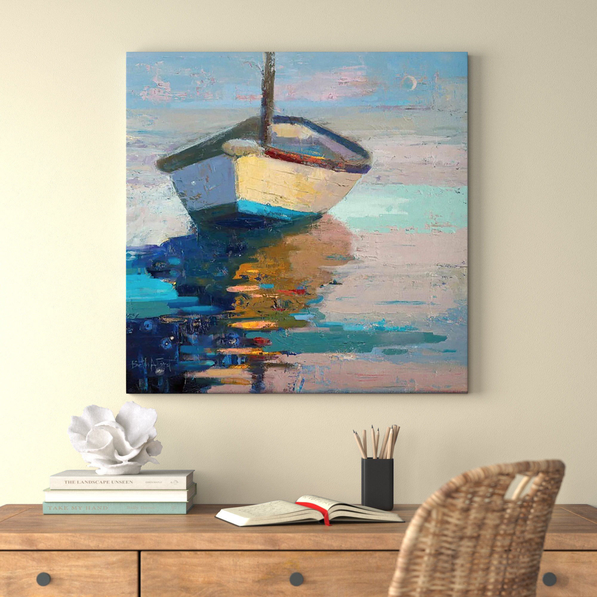 Beachcrest Home™ Carwell Lap, Lap, Nap, Nap' Beth A. Forst Painting ...