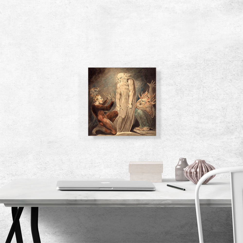 ARTCANVAS The Ghost Of Samuel Appearing To Saul 1800 by William Blake ...