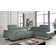 Metro Lane Costan Faux Leather Corner Sectional | Wayfair.co.uk