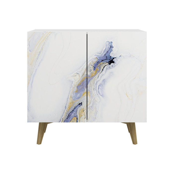 Wade Logan® Bostyn Art 2 Door Accent Cabinet & Reviews | Wayfair