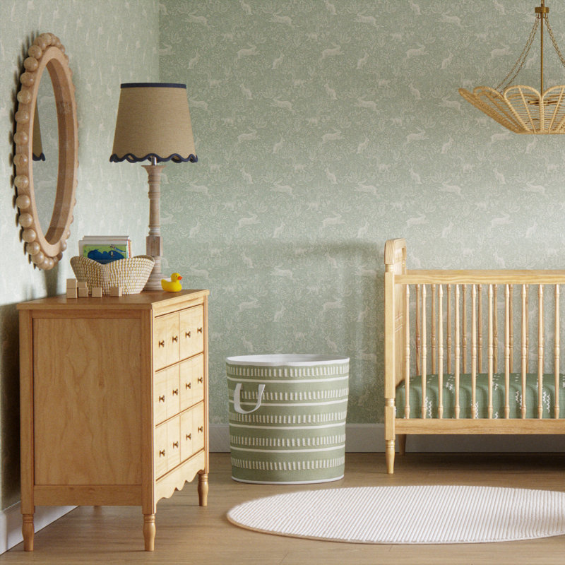 Birch Lane™ Augustine Round Wood Beaded Mirror & Reviews | Birch Lane