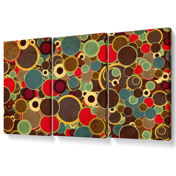 Ivy Bronx 70S Design Canvas 3 Panel Set | Wayfair.co.uk