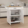 Gracie Oaks Kitchen Island Rolling Trolley Cart With Adjustable Shelves ...