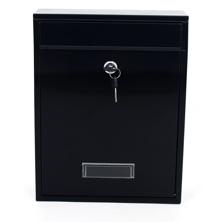 Dakota Fields Metal Wall Mounted Letter Box | Wayfair.co.uk