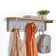VonHaus 7 - Hook Wall Mounted Coat Rack in Grey & Reviews | Wayfair.co.uk