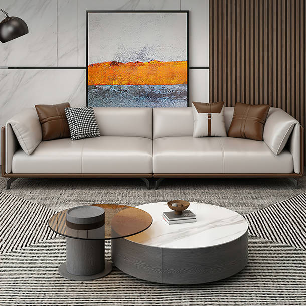 Orren Ellis Larchmere Faux Leather Armchair | Wayfair