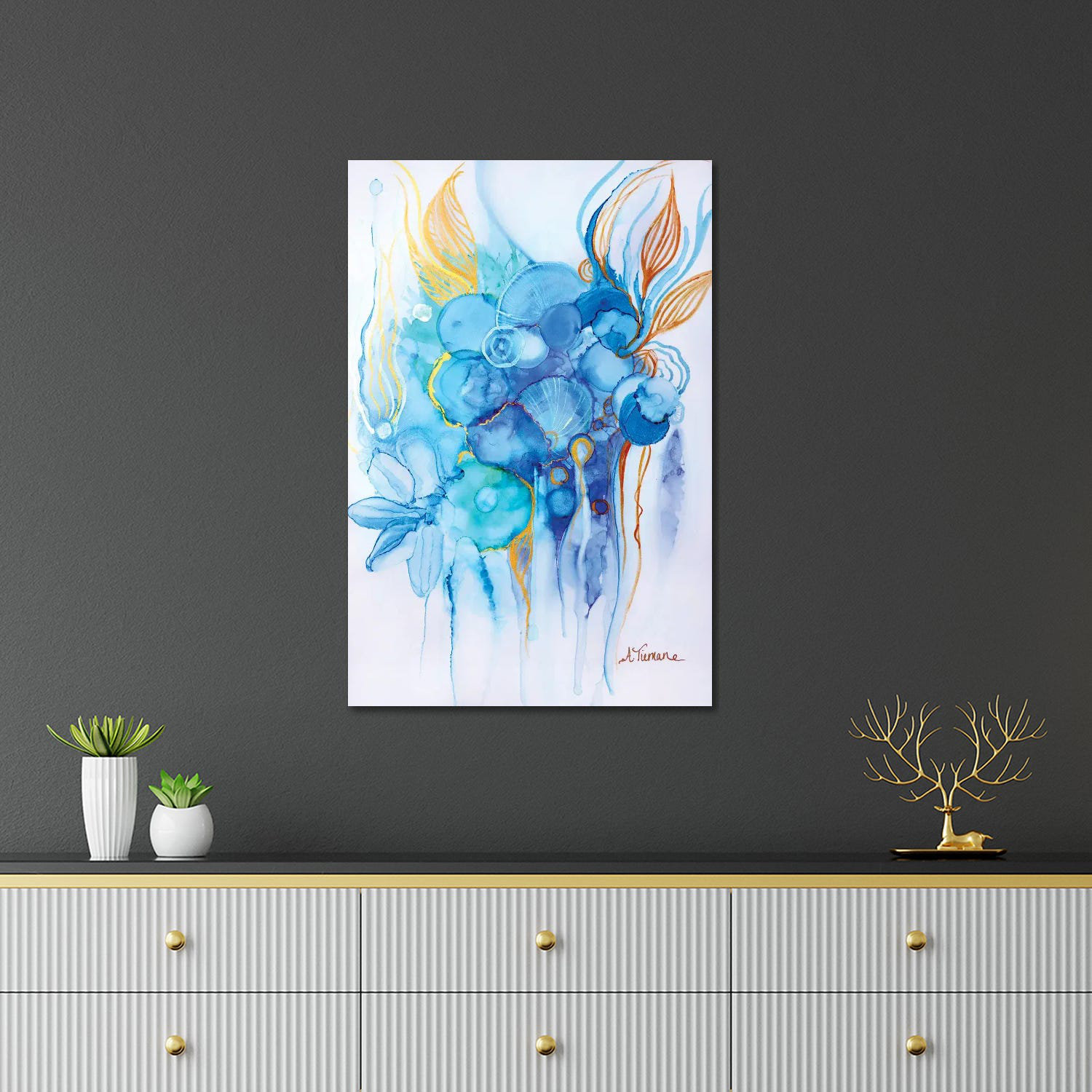 Red Barrel Studio Flourish by Amy Tieman - Unframed Graphic Art ...