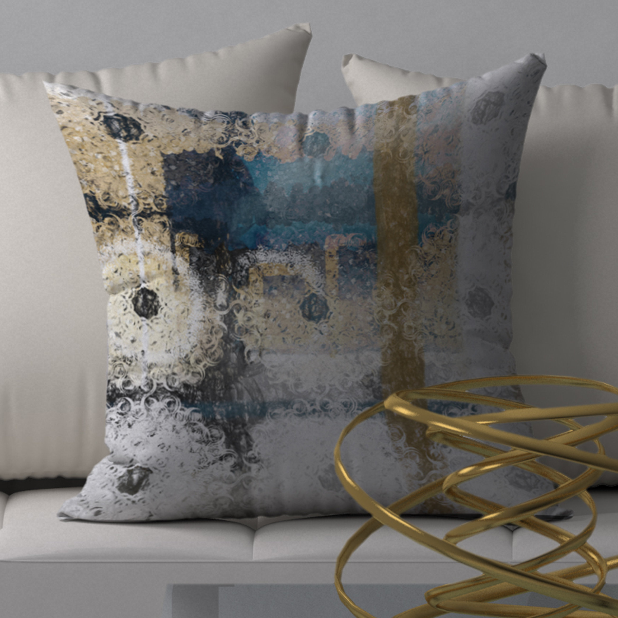 LeRoi Products Abstract Reversible Throw Pillow - Wayfair Canada