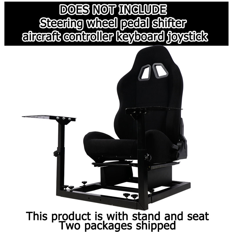 Anman Flight Simulation Cockpit Or Racing Wheel Stand With Seat Fit ...