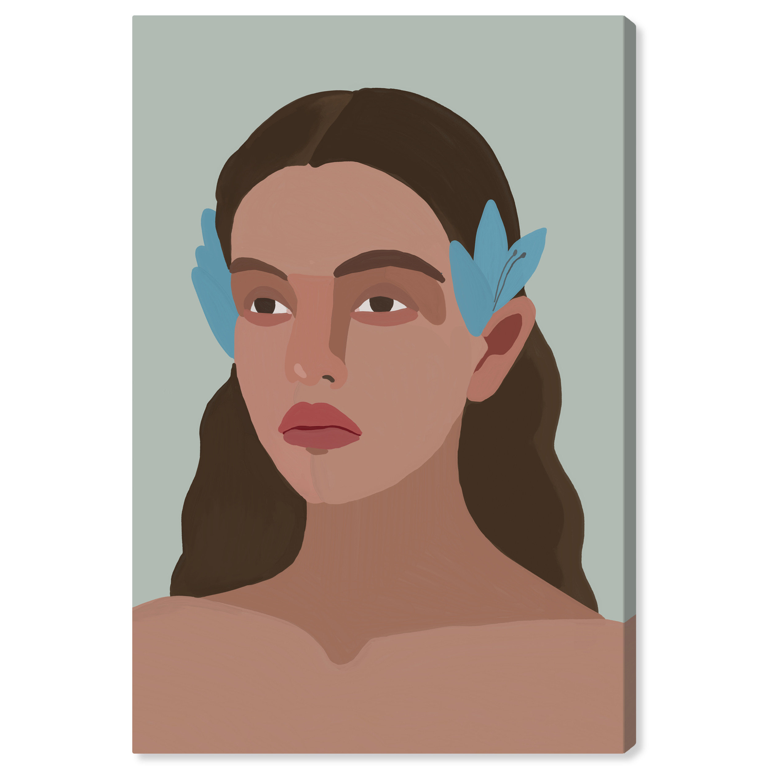Red Barrel Studio® Niru Polynesian Girl On Canvas by Wynwood Studio Print | Wayfair
