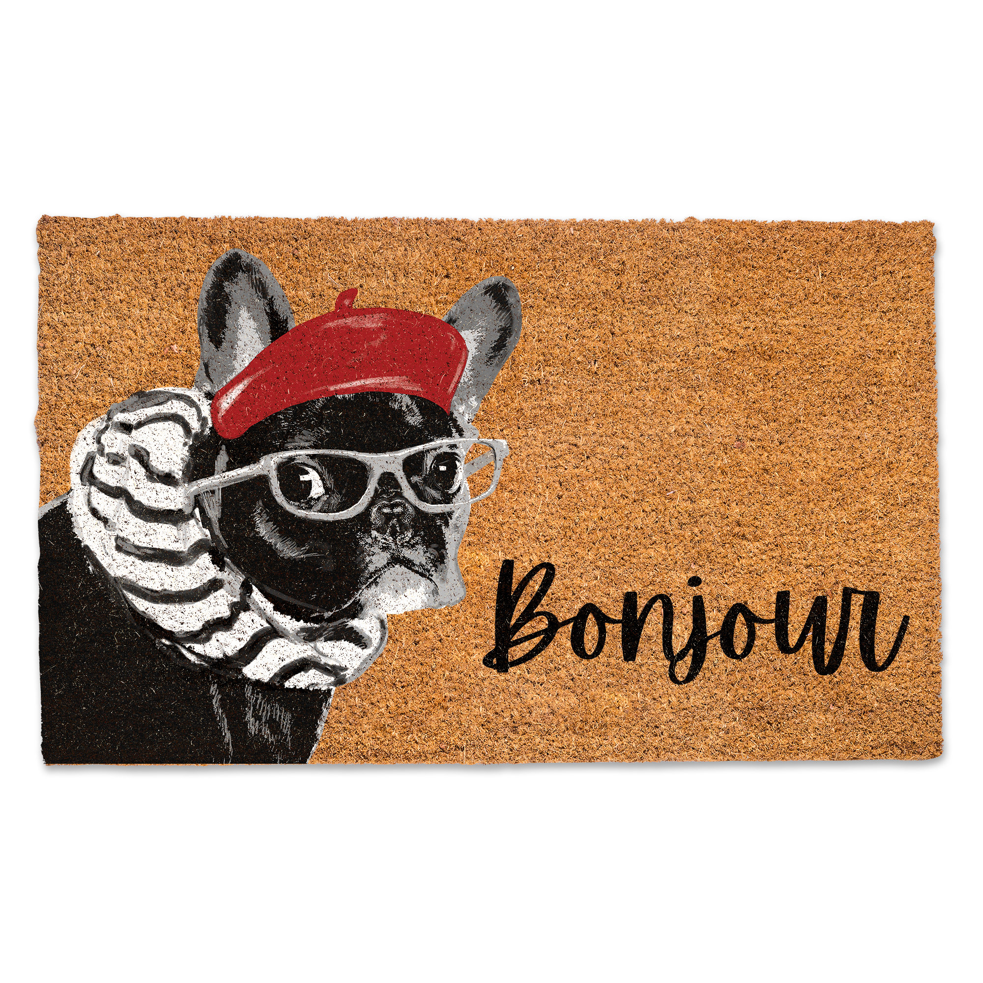 Trinx Bonjour Frenchie Door Mat - Wayfair Canada