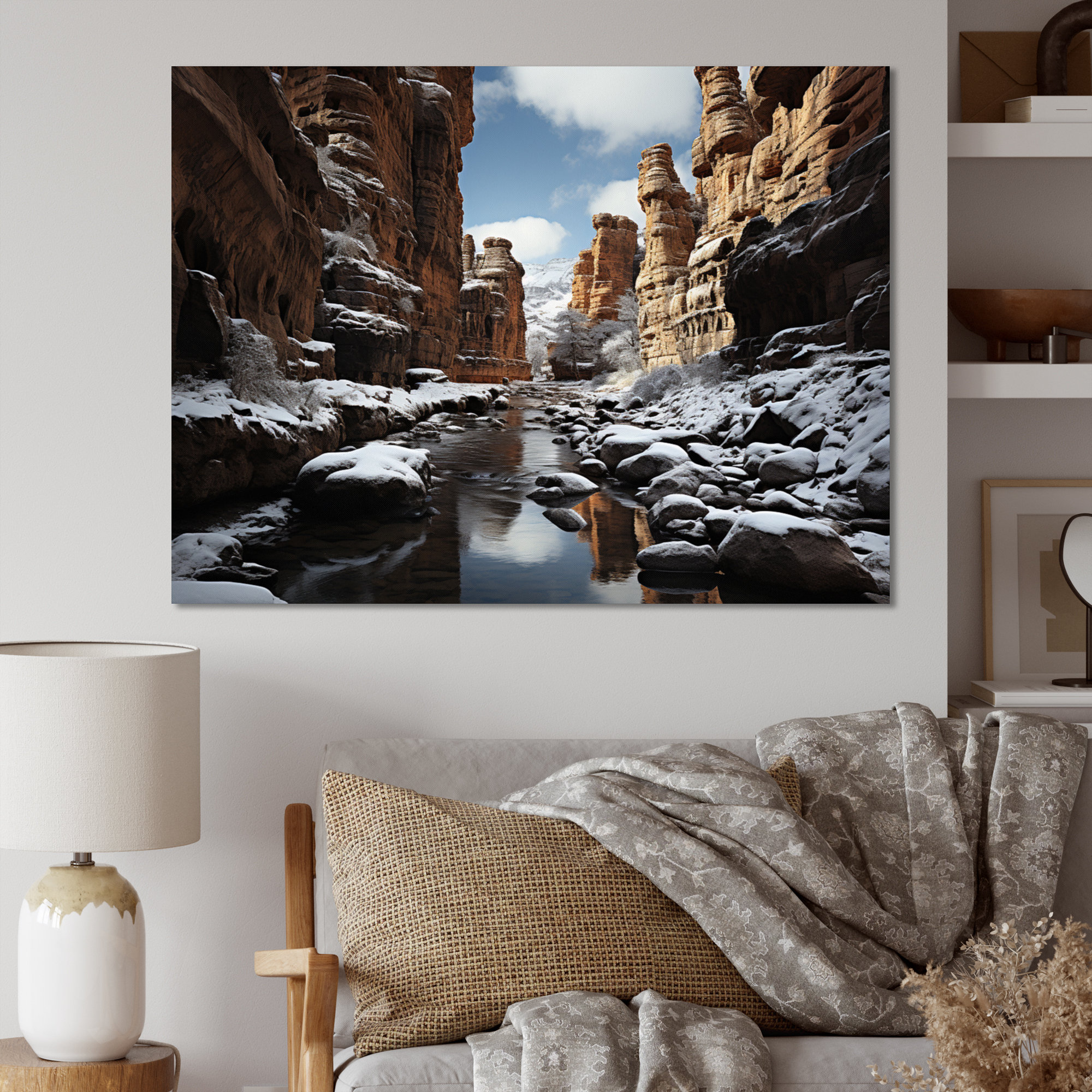 Loon Peak® Canyon Winter Legacy - Print | Wayfair
