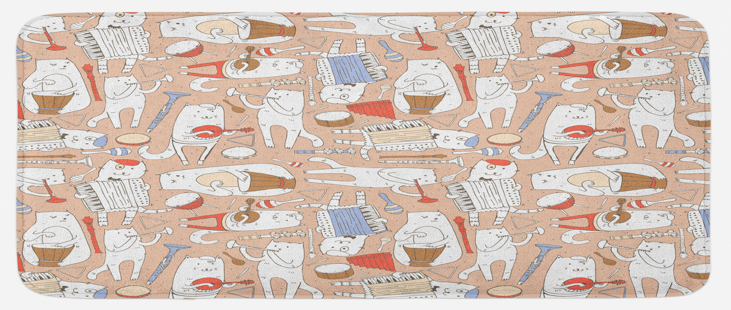 East Urban Home Music Kitchen Mat | Wayfair