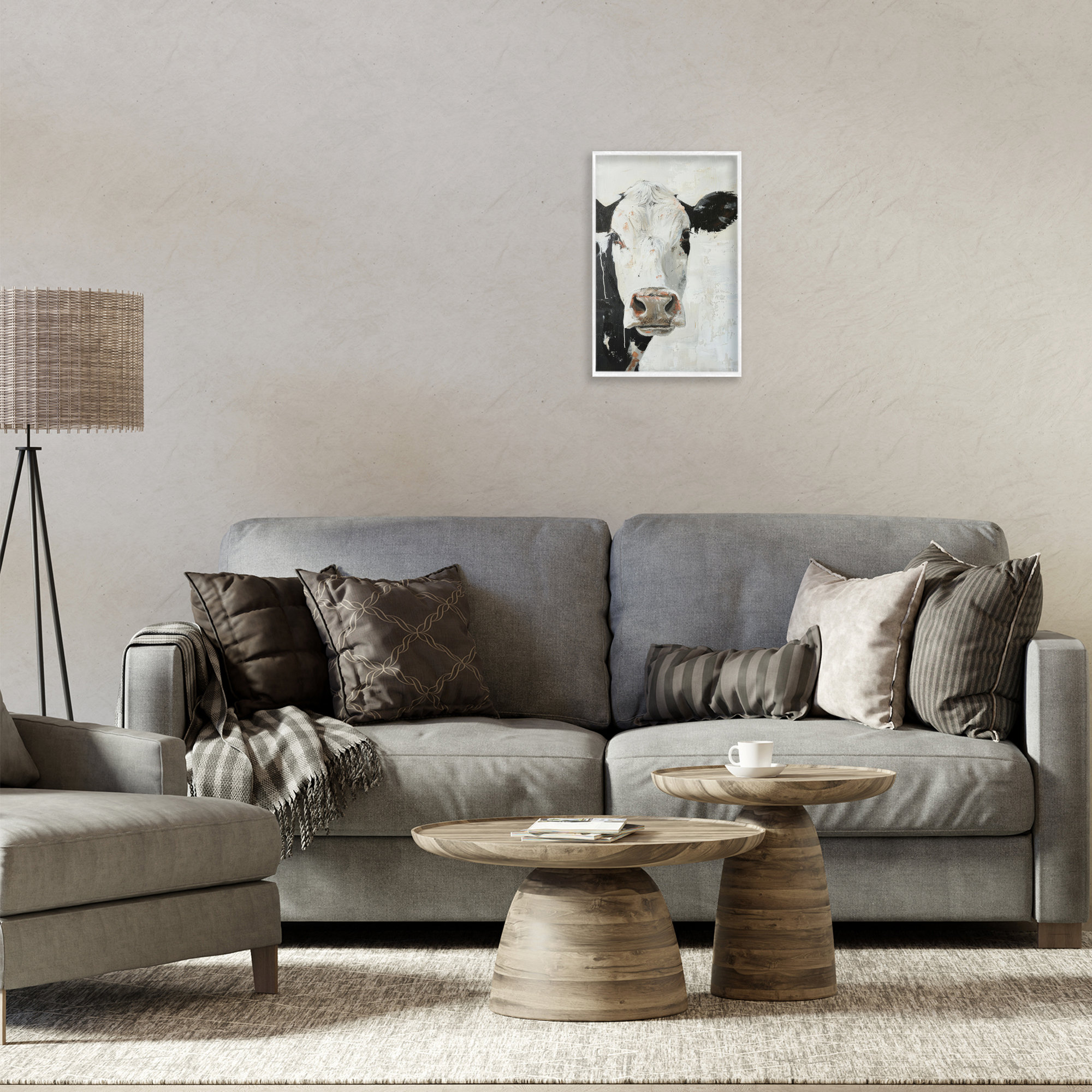 Stupell Industries Up Close Cow Giclee Art by Petals Prints Design ...