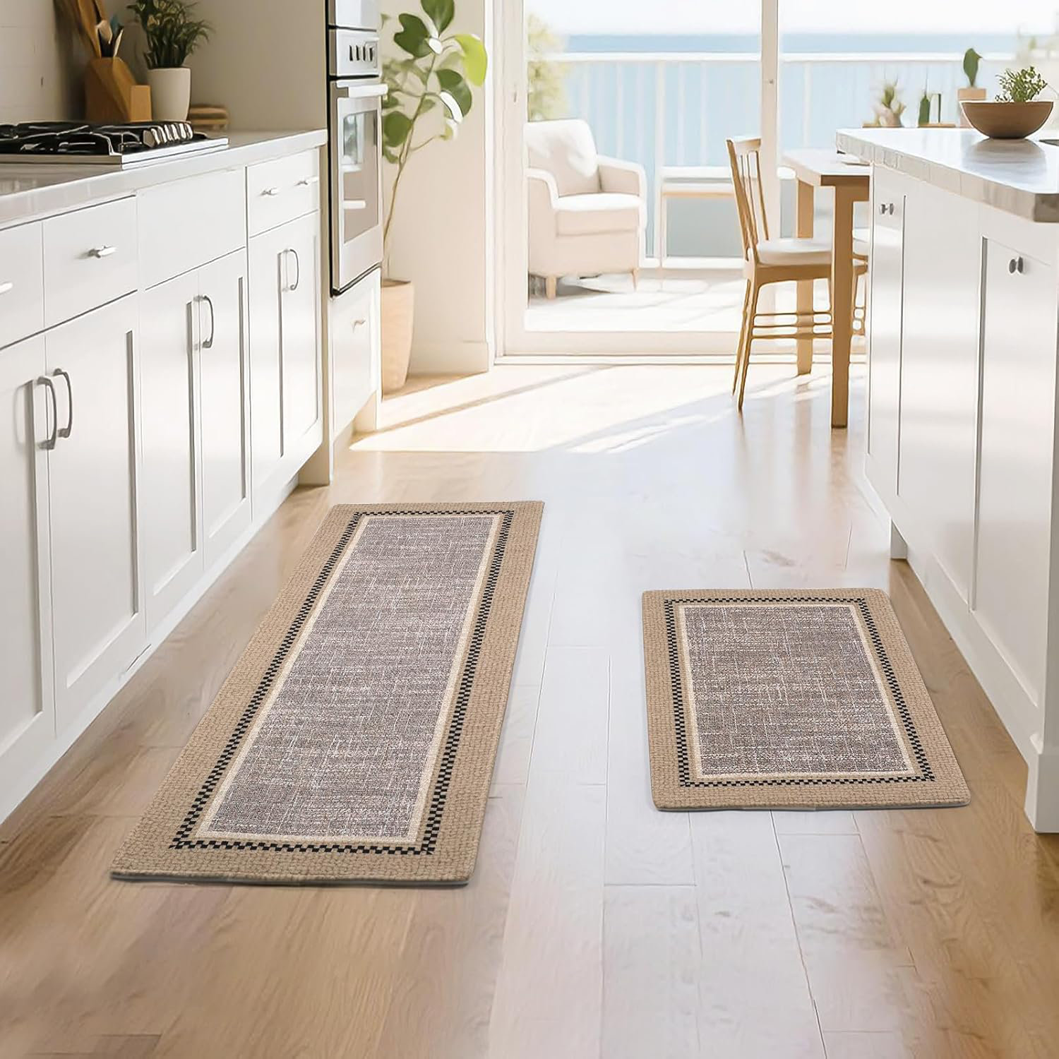 Lark Manor™ 2-Piece Kitchen Floor Rugs - Non Slip Machine Washable Mats ...