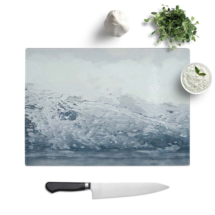 East Urban Home Tempered Glass Splash Chopping Board | Wayfair.co.uk