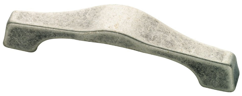D. Lawless Hardware 3-3/4" Rustic Curved Pull Old Silver | Wayfair