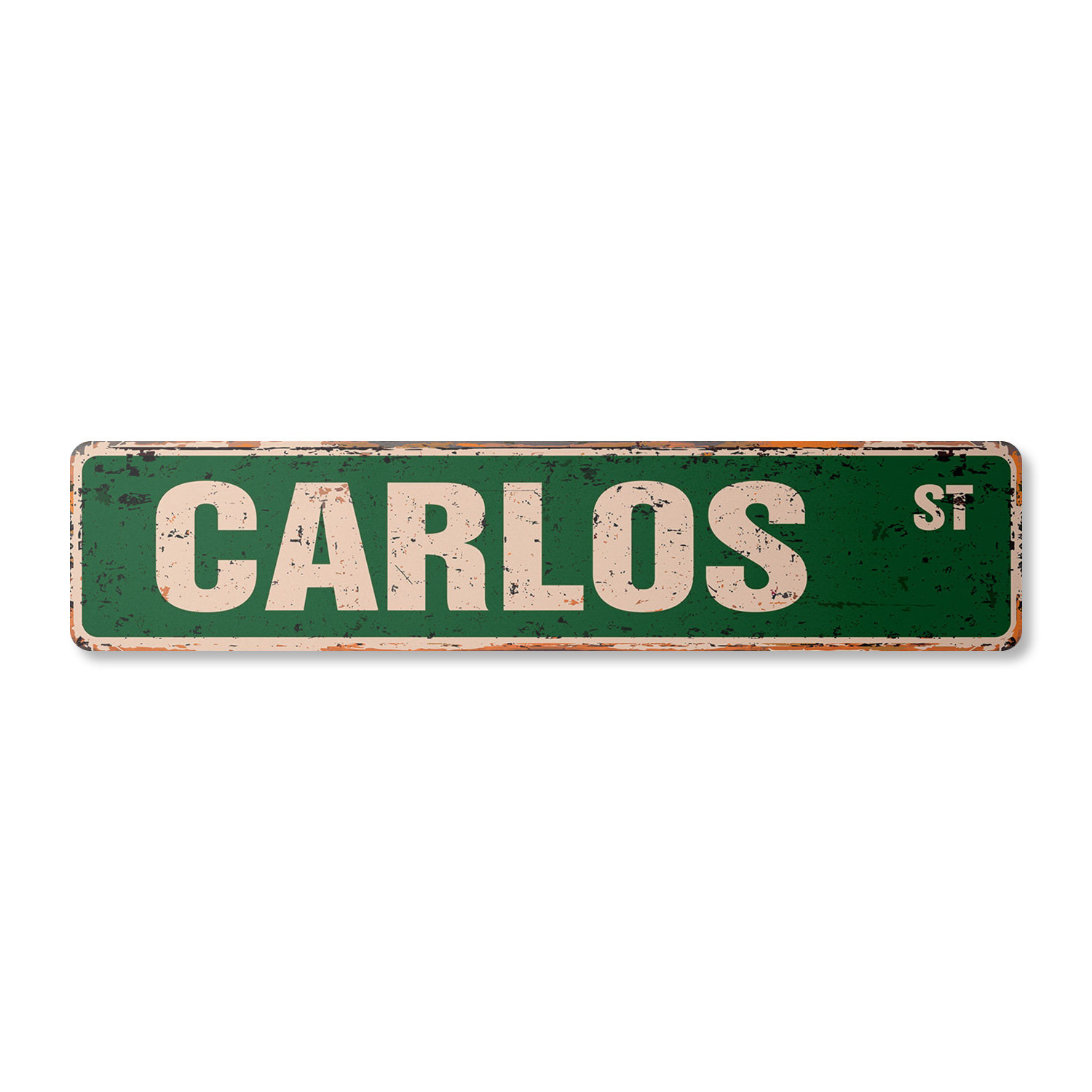 SignMission Carlos Street Sign Aluminum 4" X 18" | Wayfair