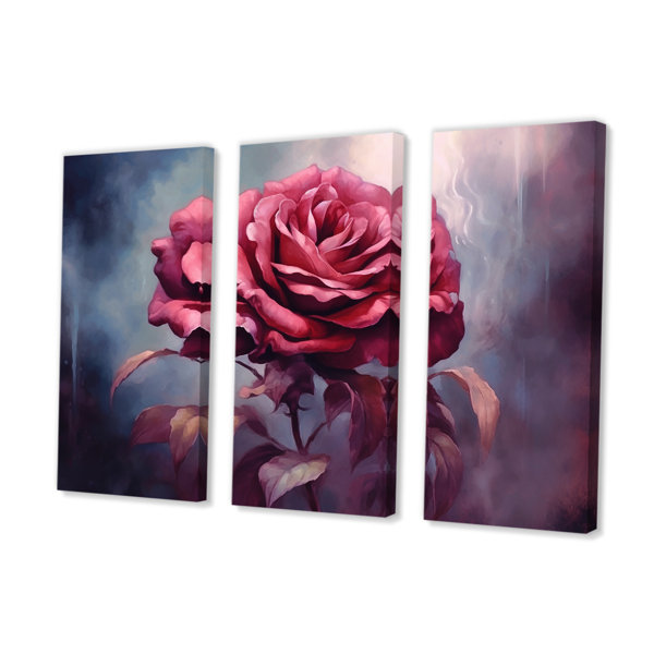 Mercer41 Timeless Vintage Rose - Rose Wall Decor Set | Wayfair