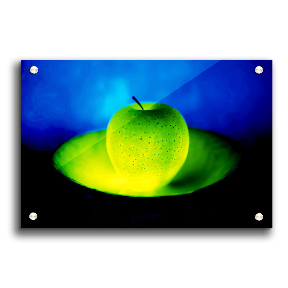 East Urban Home Apple Glow Green - Unframed Photograph Print on Acrylic ...