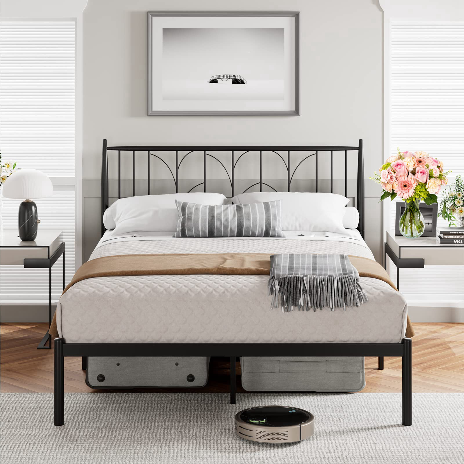 Mercer41 Marajade 39.4'' Expandable Platform Bed & Reviews | Wayfair