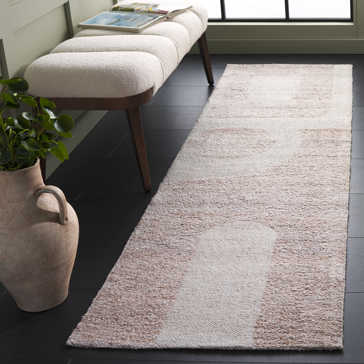 Ebern Designs Sayles Hand Tufted Performance Abstract Rug | Wayfair